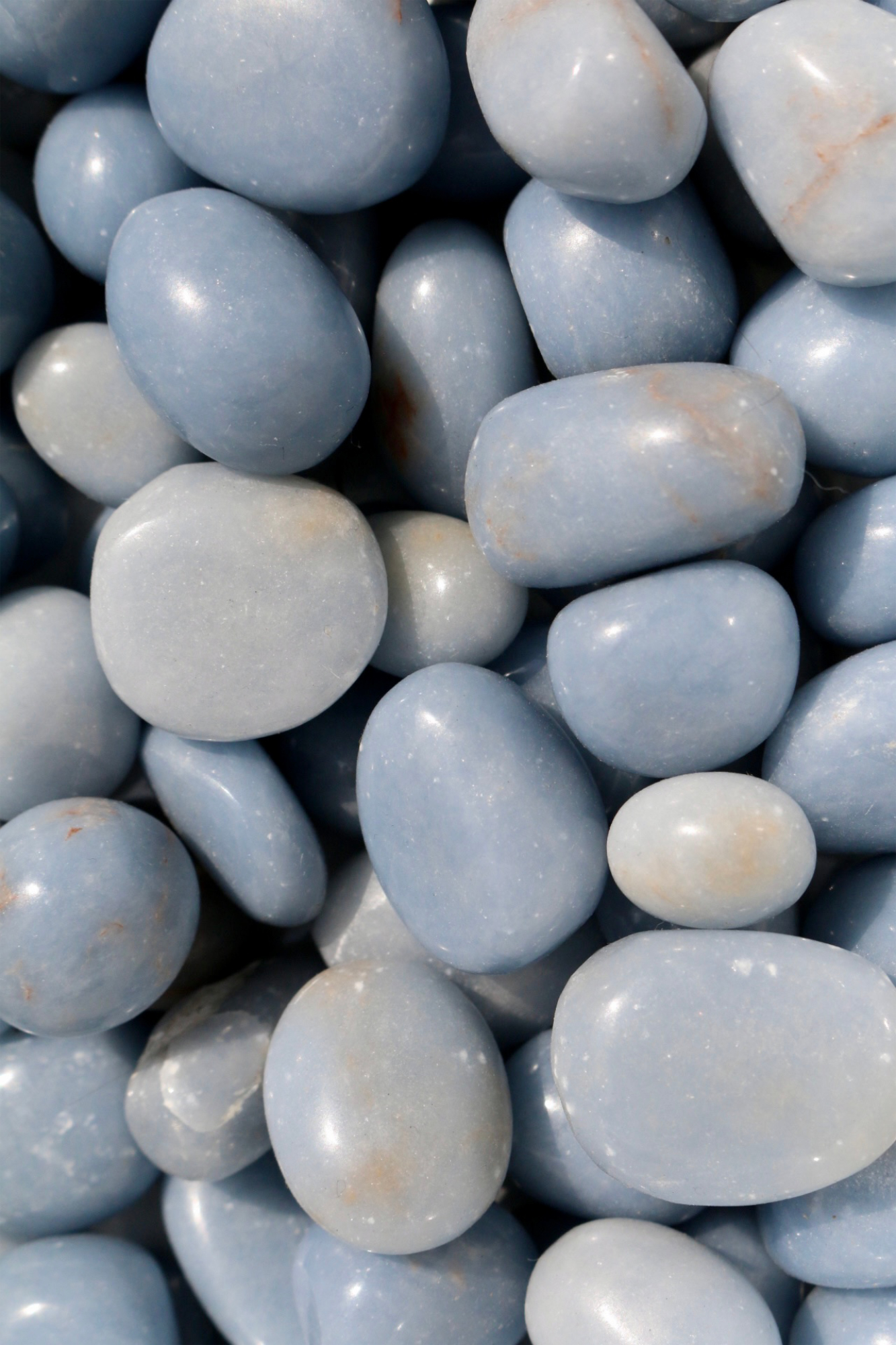 Angelite tumble stone - Carpe Wholesale LTD
